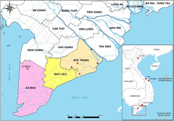 Ca Mau Province in Mekong Delta - Johnny post